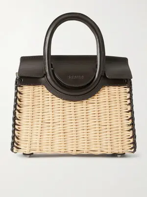 Staud STAUD Maude Mini Raffia Tote Neutrals
