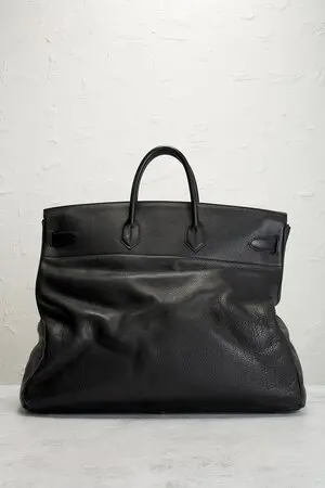 Hermès Ardennes Haut A Curroies Birkin 50 Handbag - Noir
