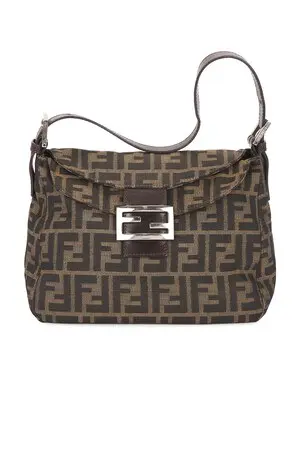 Fendi Zucca Shoulder Bag - Brown