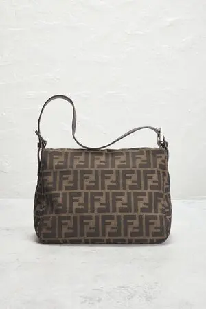 Fendi Zucca Monogram Shoulder Bag