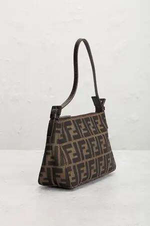 Fendi Zucca Monogram Shoulder Bag