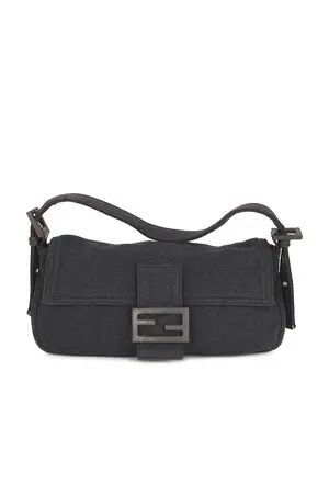 Fendi Baguette Shoulder Bag - Black
