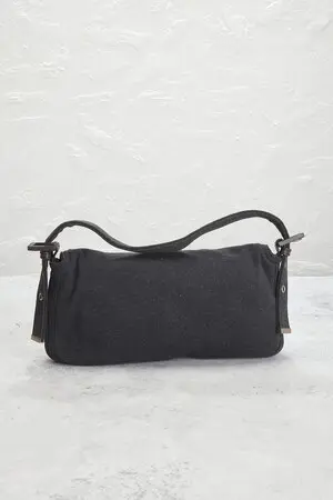 Fendi Baguette Shoulder Bag - Black