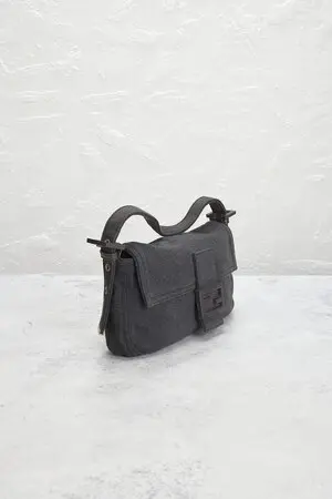 Fendi Baguette Shoulder Bag - Black