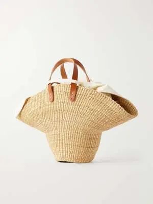 Muuñ Muñ Signora Raffia Tote - Neutral