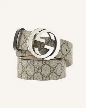 Gucci Gg Supreme Logo Belt