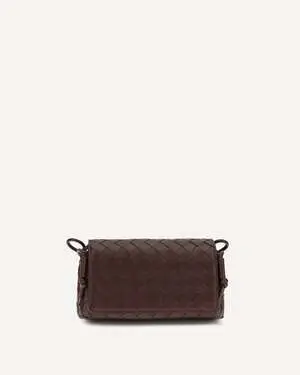 Bottega Veneta Intrecciato Shoulder Bag - Brown