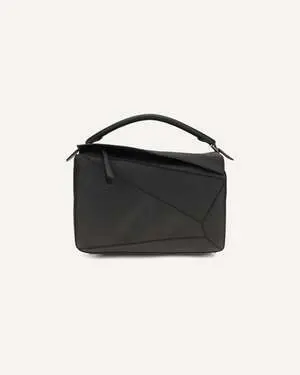 Loewe Puzzle Large Handbag - Black
