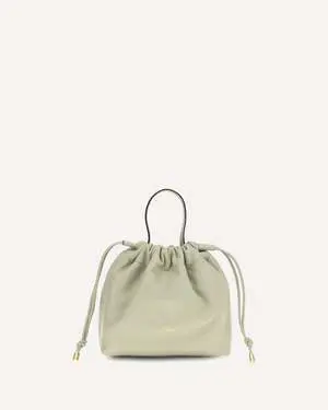 Chloé Icons Leather Chain Shoulder Bag Grey