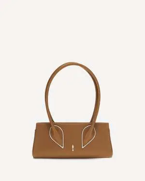 CHRISTIAN LOUBOUTIN Venus Calfskin Leather Shoulder Bag