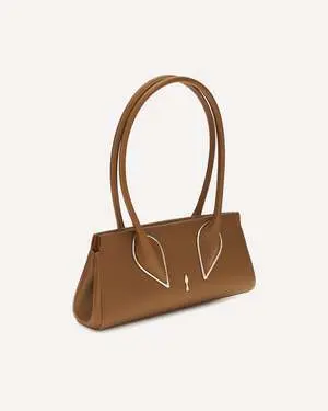 CHRISTIAN LOUBOUTIN Venus Calfskin Leather Shoulder Bag