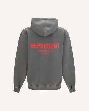 REPRESENT Owners Club Cotton Hoodie - Grey