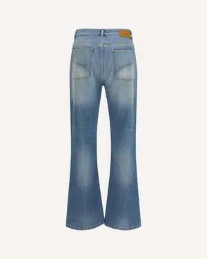 Amiri Slash Flared Distressed Jeans