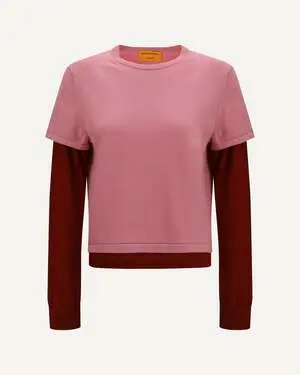 Guest In Residence Layered Sweater Feale