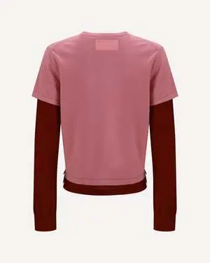 Guest In Residence Layered Sweater Feale