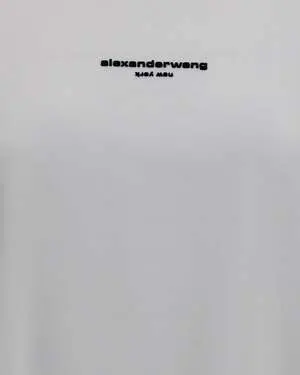 Alexander Wang Long-sleeve Logo T-shirt - White