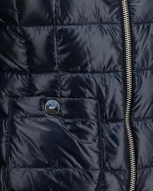 Herno Maria Quilted Down Jacket With High Collar - Blue