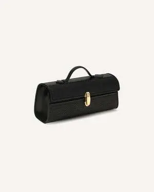 Savette Rafia Slim Symmetry Pochette