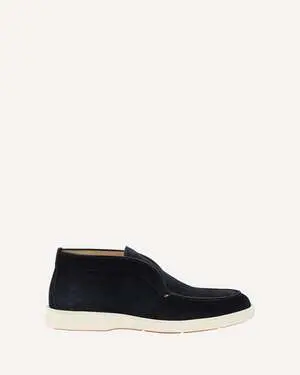 Santoni Desert Suede Ankle Boots - Blue