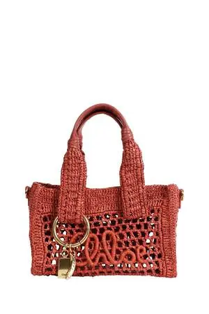 Chloé Summer Banana Tote Bag - Red