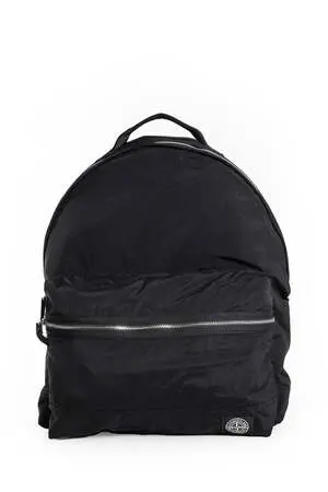 Stone Island 9200014 Coated Nylon Metal Backpack - Black