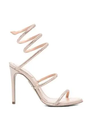 Rene Caovilla Embellished Stiletto Sandals - Multicolor