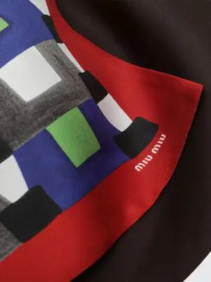 Miu Miu Neck Scarf Indigo - Blue