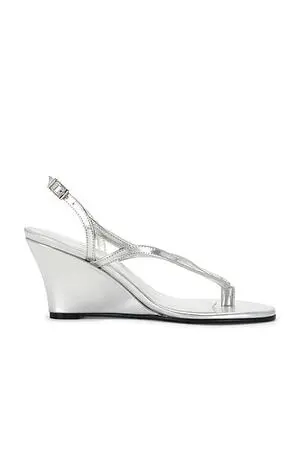 Gimaguas Metallic Wedge Sandals