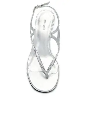 Gimaguas Metallic Wedge Sandals