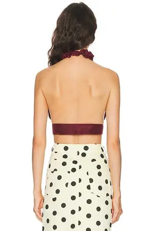 Françoise Medea Halterneck Blouse