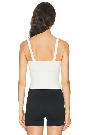 NIKESKIMS Matte Square Neck Tank Top
