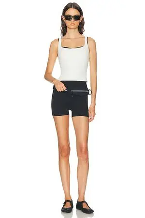 NIKESKIMS Matte Square Neck Tank Top