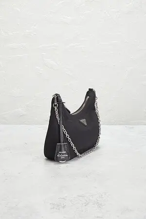 Prada Re-edition 2005 Re-nylon Shoulder Bag - Black