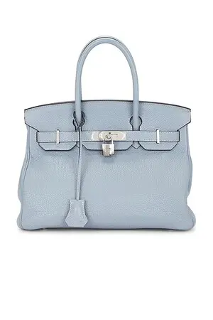 Hermès Togo Birkin 30 Handbag - Blue Lin