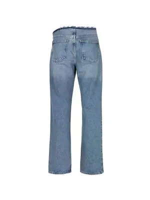 AGOLDE Frayed Waistband Jeans