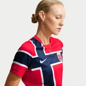Nike Norway National Team 2026 Stadium Home Soccer Jersey - Red