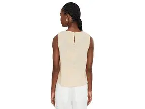 Vince Camuto Embroidered Boxy Tank Blouse
