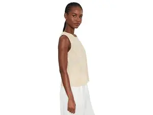 Vince Camuto Embroidered Boxy Tank Blouse