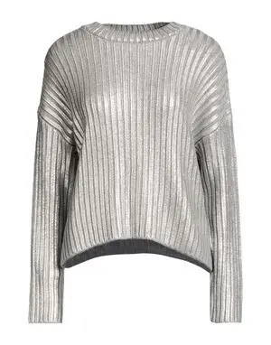Only Ribbed Knit Crewneck Sweater