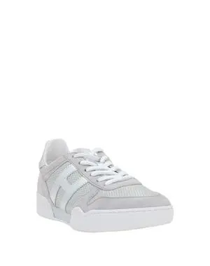 Hogan Soft Leather And Textile Fiber Sneakers