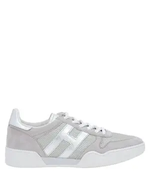 Hogan Soft Leather And Textile Fiber Sneakers