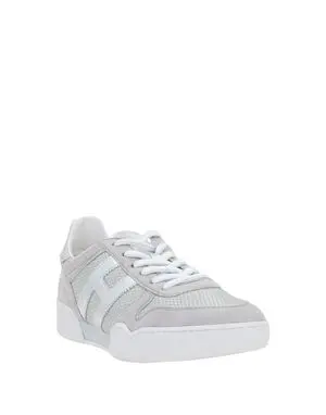 Hogan Soft Leather And Textile Fiber Sneakers