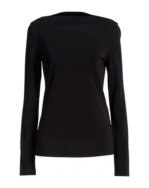 Max Mara Long Sleeve Boatneck T-shirt - Black