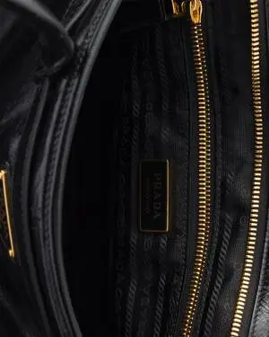 Prada Bonnie Extra-large Leather Bag - Black