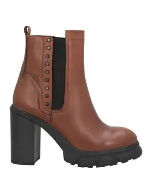 CAFÈNOIR Ankle Boots Size Leather - Brown