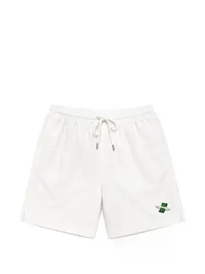 ALBERTO BRESCI Embroidered Drawstring Shorts
