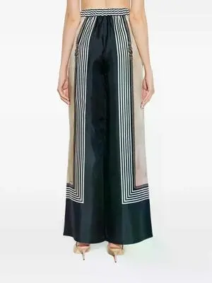 Max Mara Silk Palazzo Pants