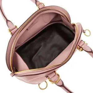 Balenciaga Leather Mini 'bolero' Bowling Bag - Pink