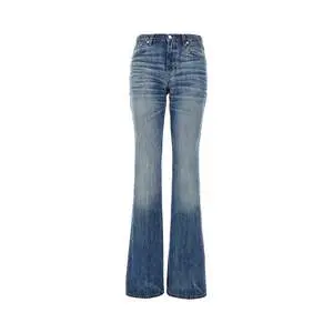 HAIKURE Flora Flared Jeans - Blue