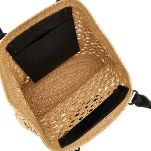 Balenciaga Raffia Medium 'le City' Basket Bag - Beige